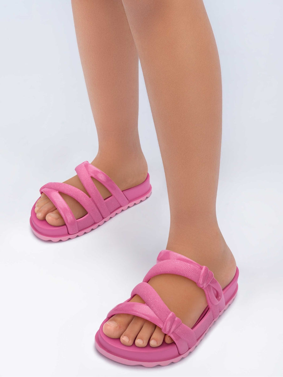 Zaxy Barbie Pop Lace Slide for Kids and Teens - Pink/Pink– Zaxy PH